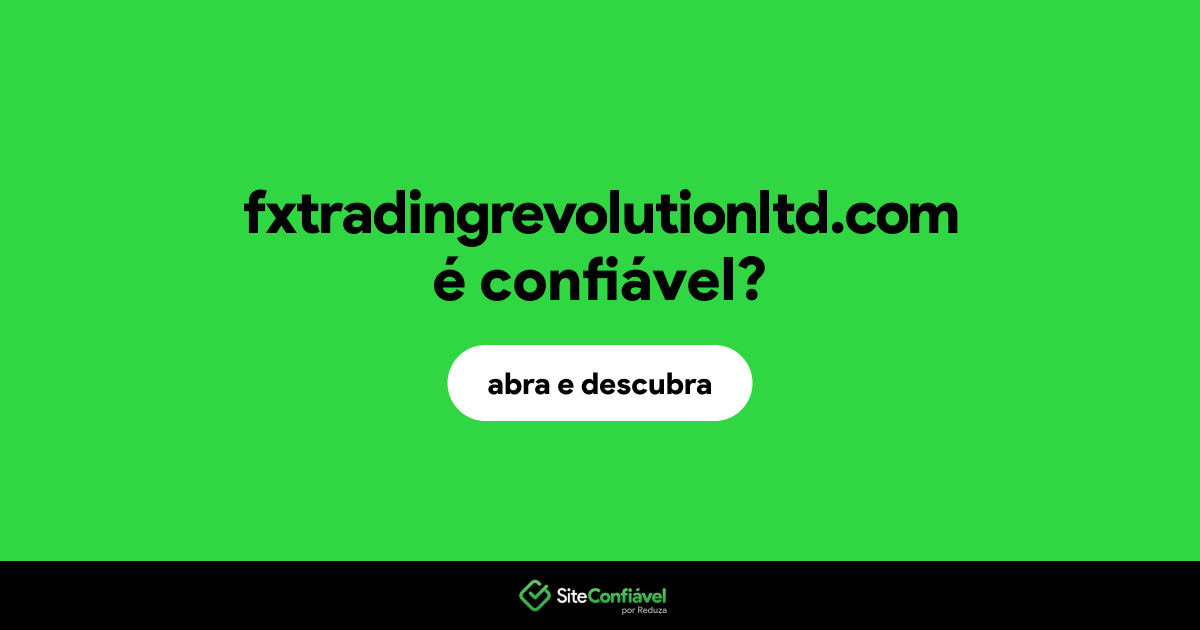 Fxtradingrevolutionltd.com é confiável? Fxtradingrevolutionltd é segura ...