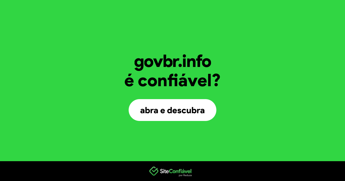 Govbr.info é confiável? Govbr é segura? | Site Confiável