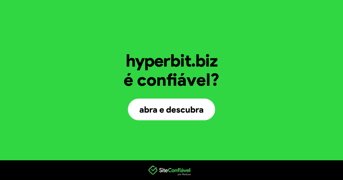 Hyperbit.biz é confiável? Hyperbit é segura? | Site Confiável