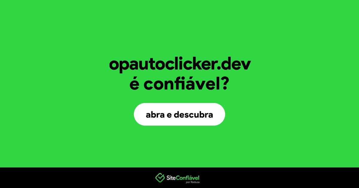 Opautoclicker.dev é confiável? Opautoclicker é segura? | Site Confiável