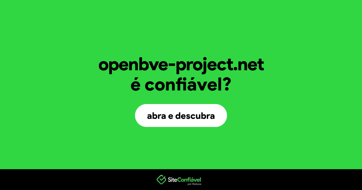 Openbve-project.net é confiável? Openbve-project é segura? | Site Confiável