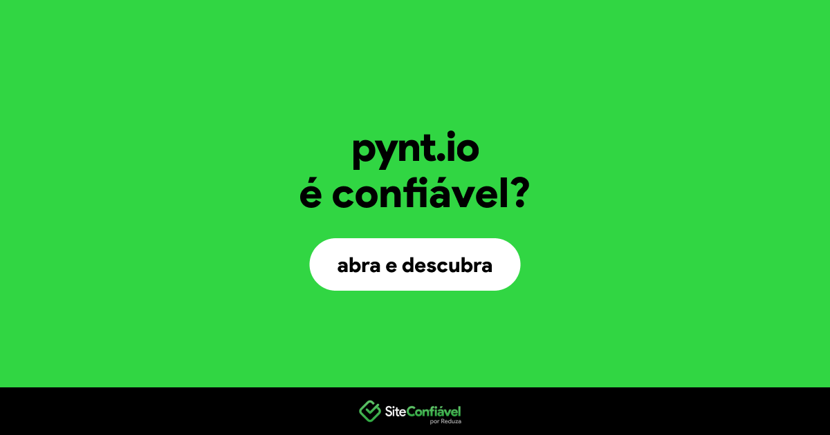 Pynt.io é confiável? Pynt é segura? | Site Confiável