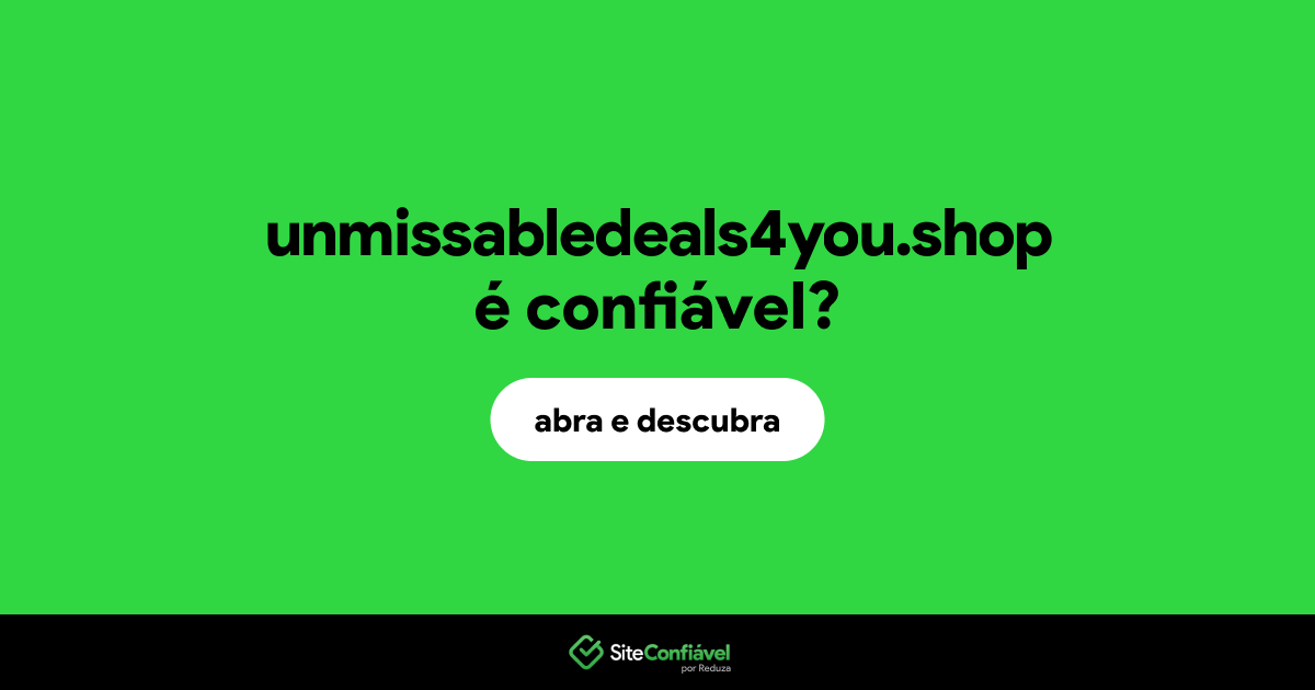 Unmissabledeals4you.shop é confiável? Unmissabledeals4you é segura ...